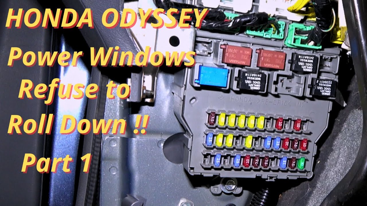Power Windows Not Working on Honda Odyssey Part 1 Diag & Repair - YouTube