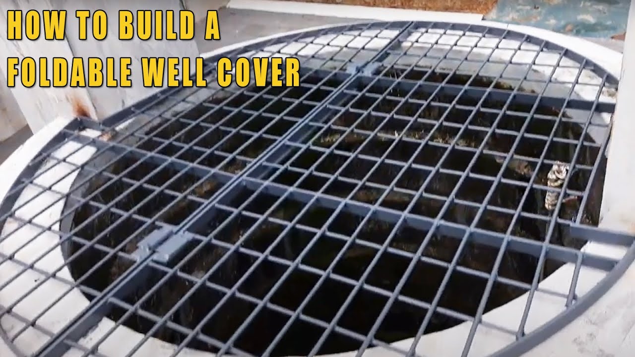 How to Build A Foldable Well Cover or Lid for Well | മടക്കാവുന്ന ...
