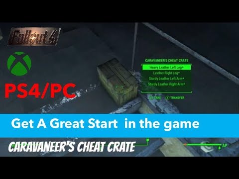 Fallout 4 Xbox One Mods| Caravaneer's Cheat Crate - YouTube