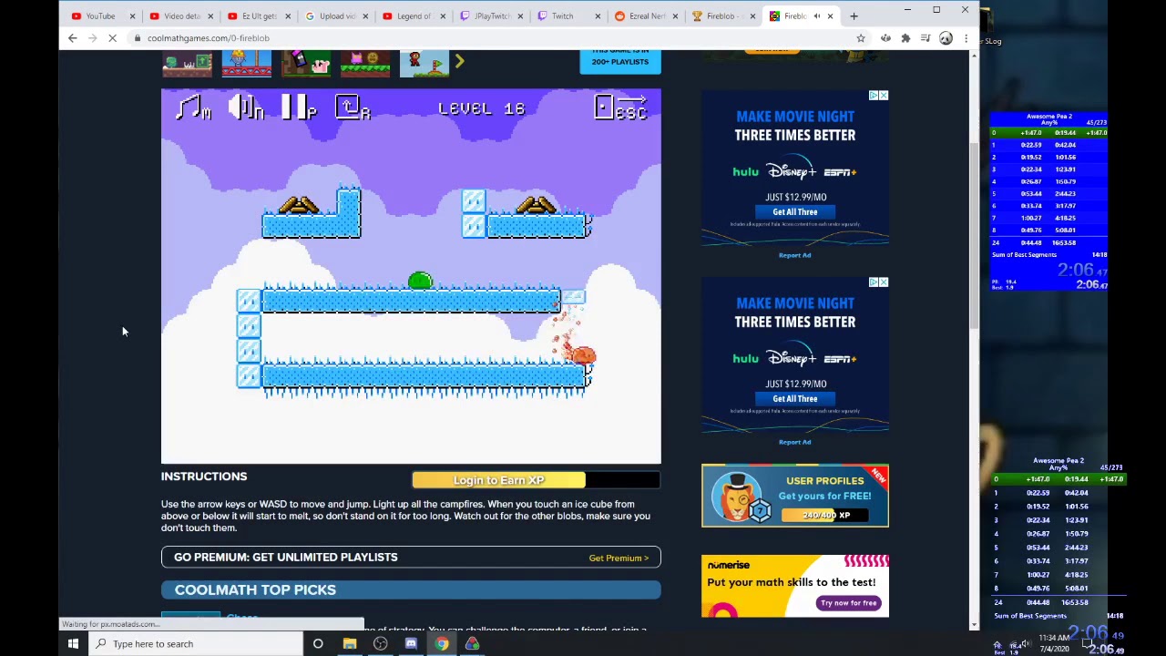 Fireblob Any% World Record World's First Sub 5 Minute Time!!!! - YouTube