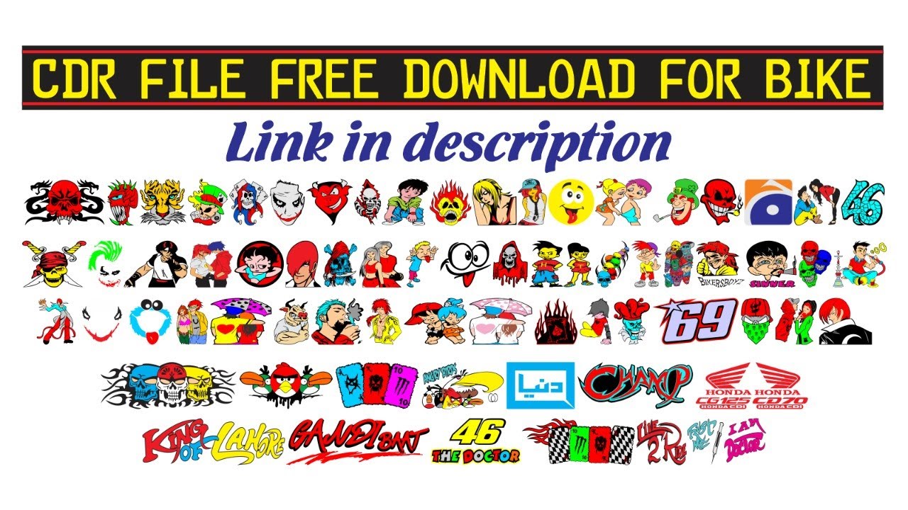 Cdr files free download for bike #bike #cdr #design #3dnumberplate # ...