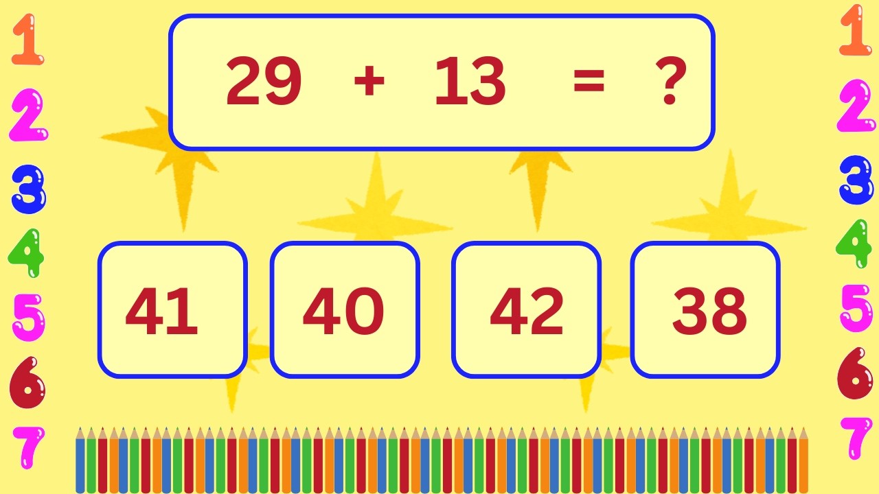 Math Quiz For Kids|Math Quiz For Grade 2 Addition|Mental Math for Kids ...