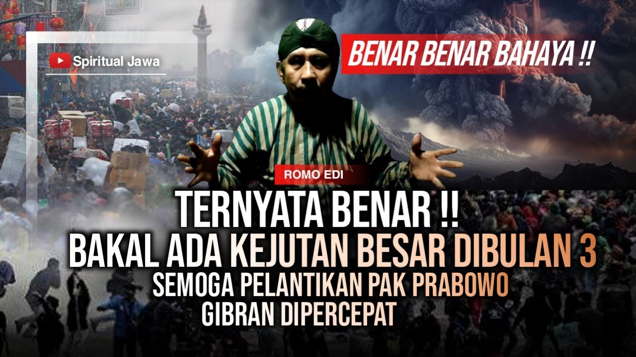 Romo Edi Menghimbau Bulan 3 Semua Harus Berjaga-jaga Diperkirakan ...