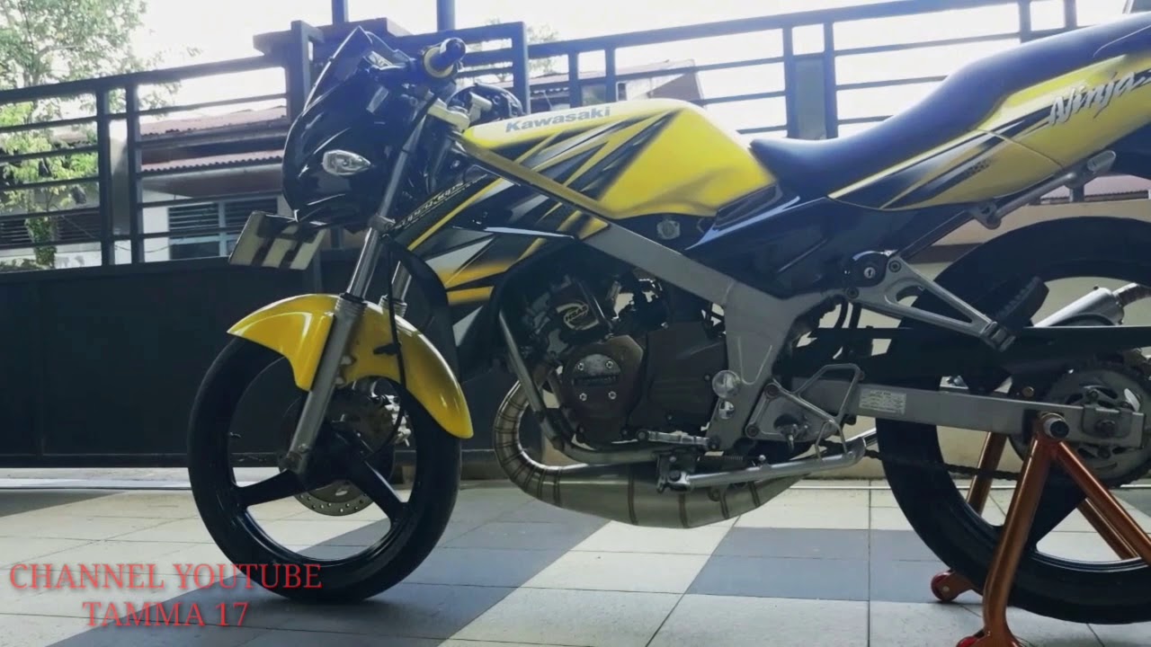 Ninja Ss kuning | yellow | knalpot AWN | - YouTube