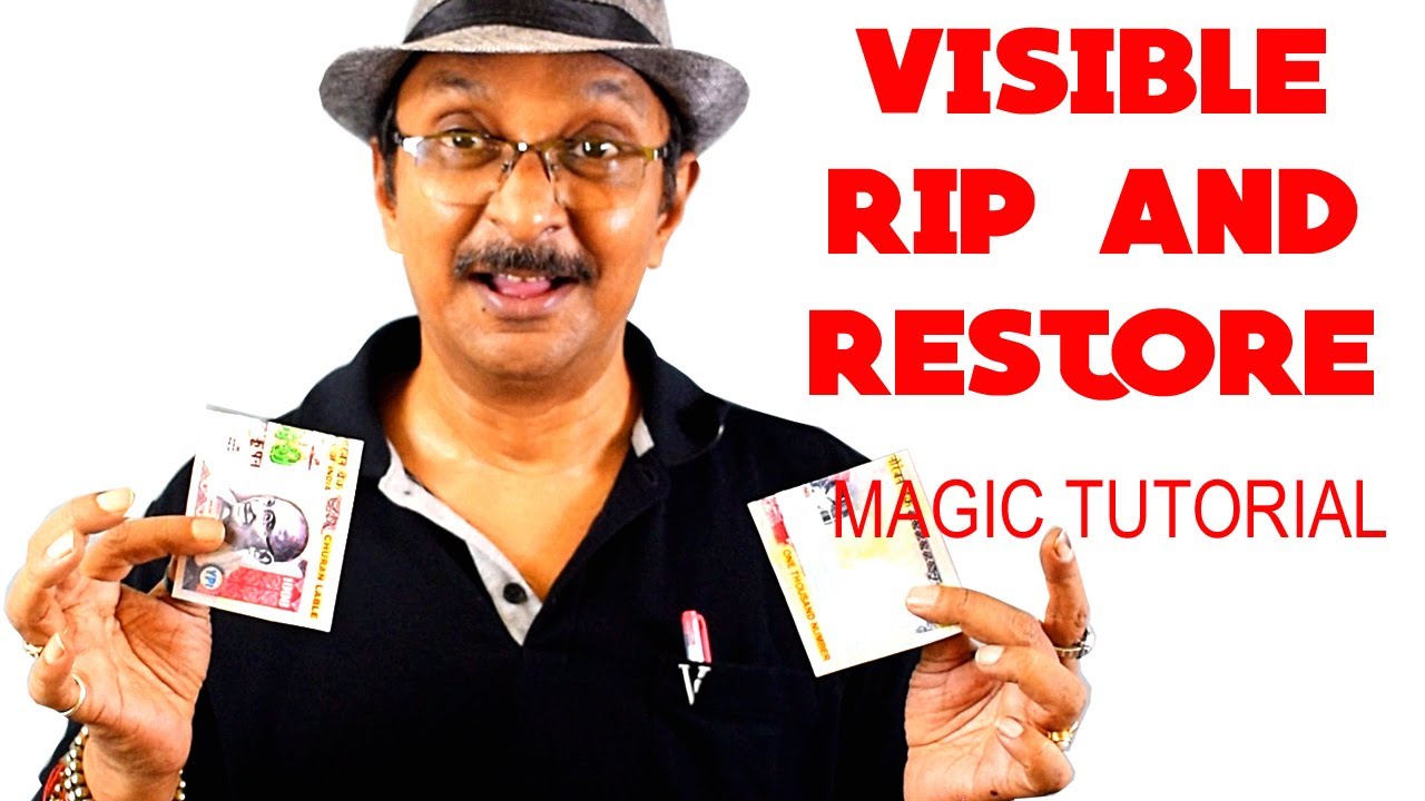 Most Amazing Rip & Restore Trick!!! Revealed! #magic_tutorial #magic ...