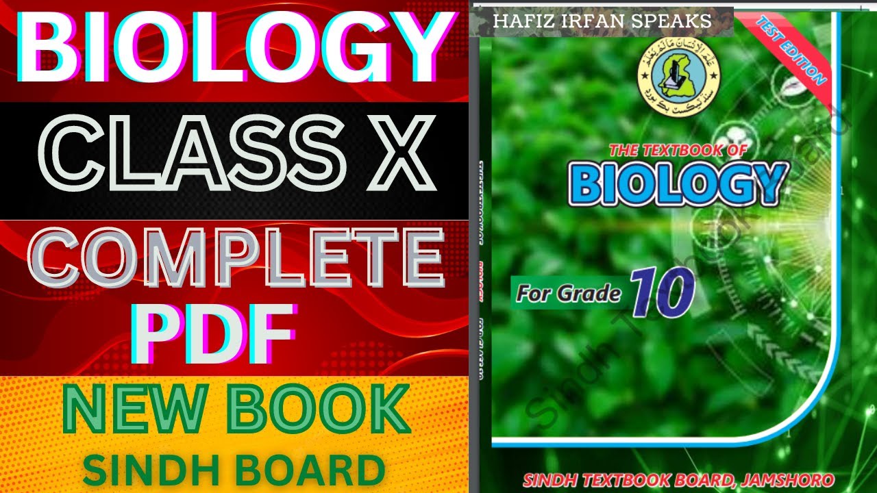 BIOLOGY | Class X | New Book | Complete PDF | Sindh | Karachi Board ...