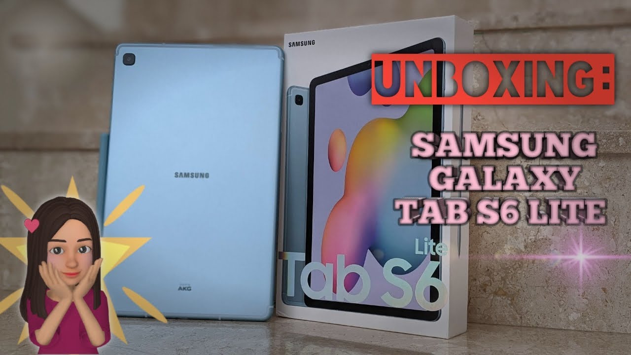 UNBOXING SAMSUNG GALAXY TAB S6 LITE ANGORA BLUE - YouTube
