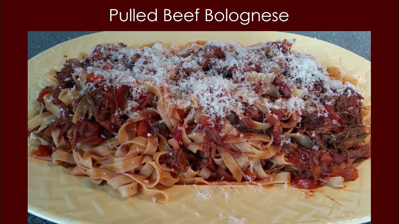 Pulled Beef Bolo [Ragout Bolognese] | BBQ & Grill | Deutsches Rezept ...