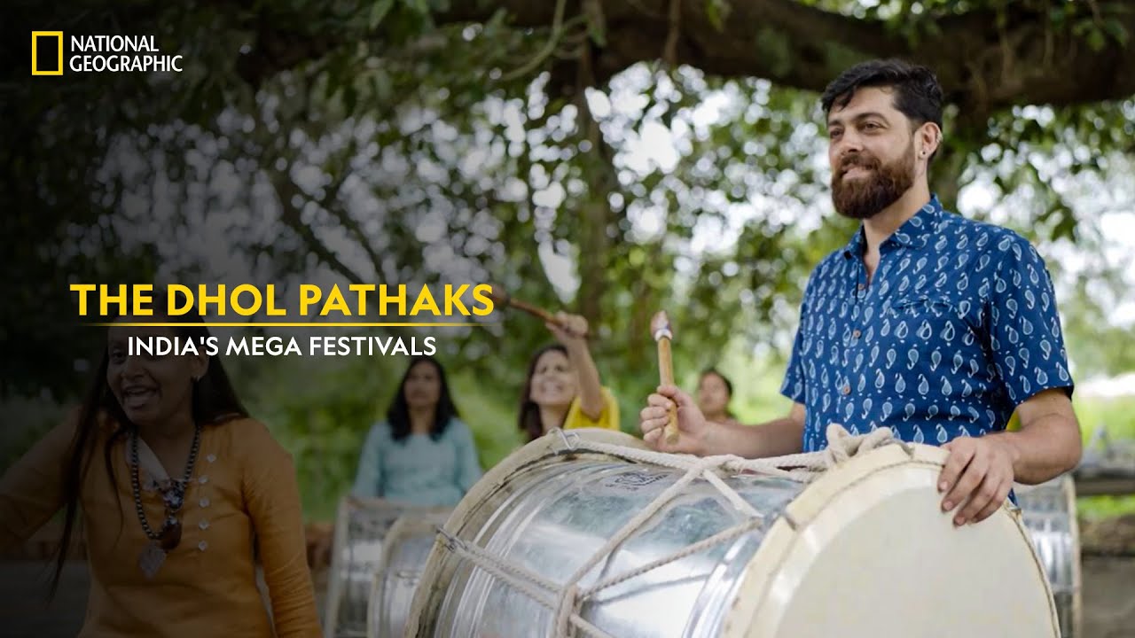 The Dhol Pathaks | India's Mega Festivals | National Geographic - YouTube