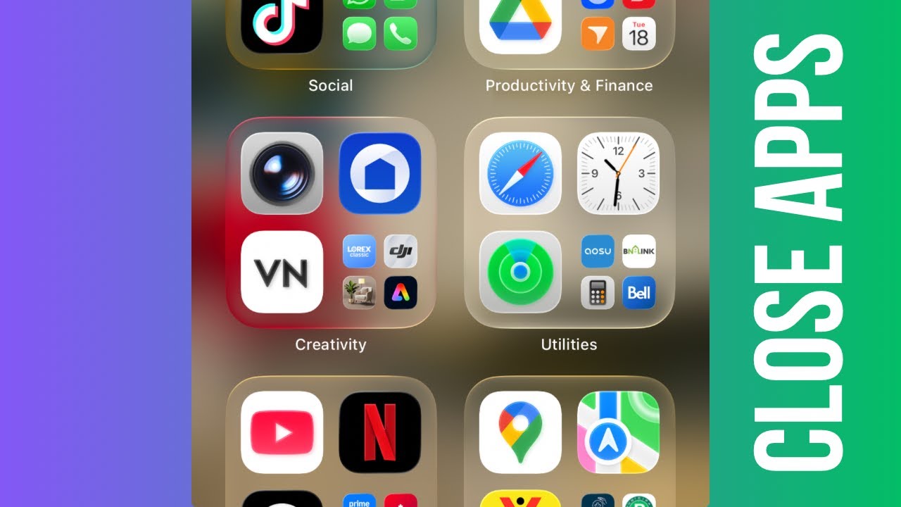 How to Close Running Apps on your iPhone 16e - YouTube