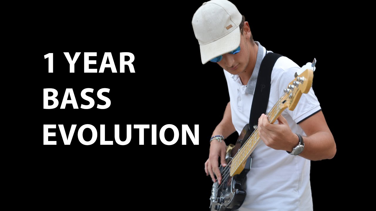 1 Year of Bass Playing Progress (My Evolution) - YouTube