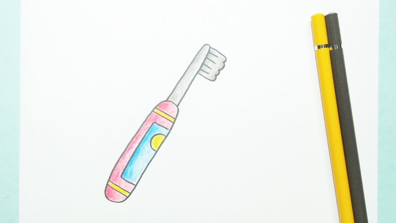 Electric Toothbrush Drawing