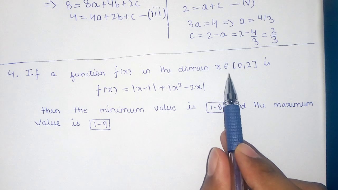 MEXT-2016 Mathematics A - For Undergraduate Students - Problem 1.3 & 1. ...