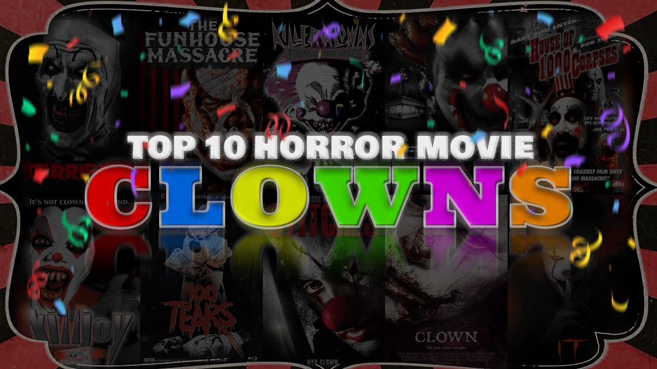 Top 10 Horror Movie Clowns - YouTube