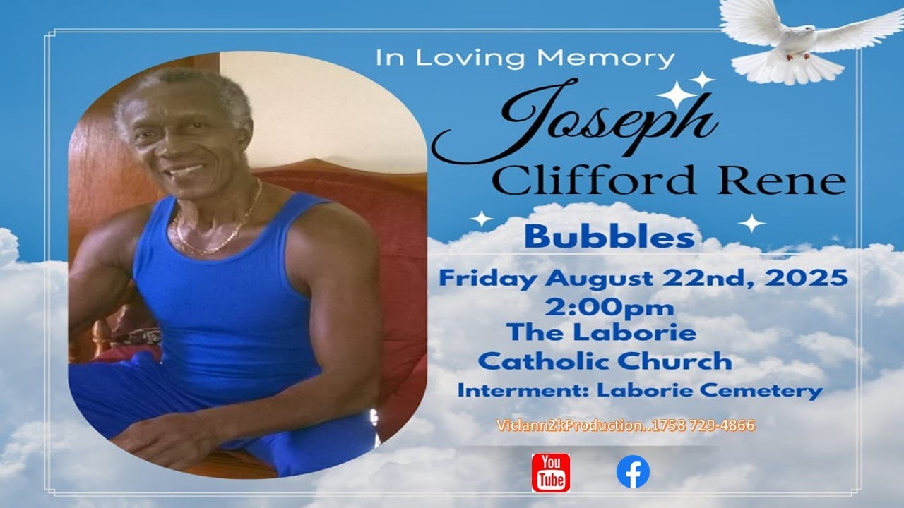 In Loving Memory of Joseph Clifford Rene AKA Bubbles - YouTube