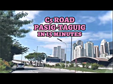 C5 Road in Quezon City, Pasig, Taguig 15-Minute Drive - YouTube