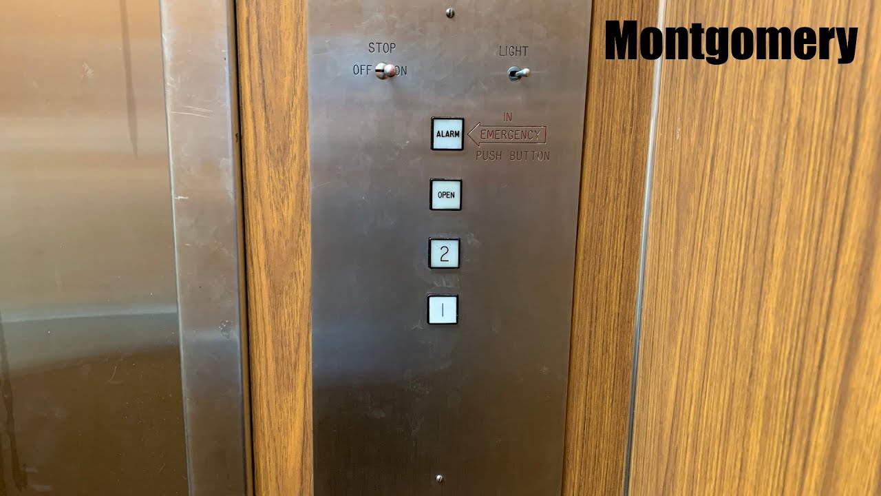 Montgomery Hydraulic Elevator at 350 S Winchester in San Jose, CA - YouTube