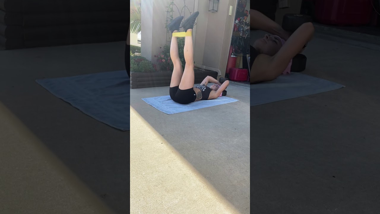 Leg raise with resistance demo - YouTube