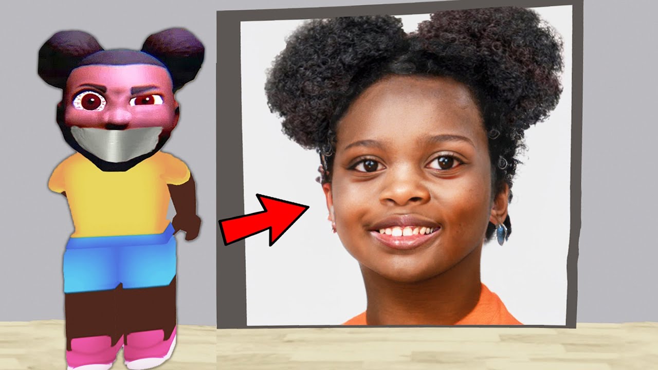 NO ONE SEEN HER REAL LIFE FACE! - YouTube