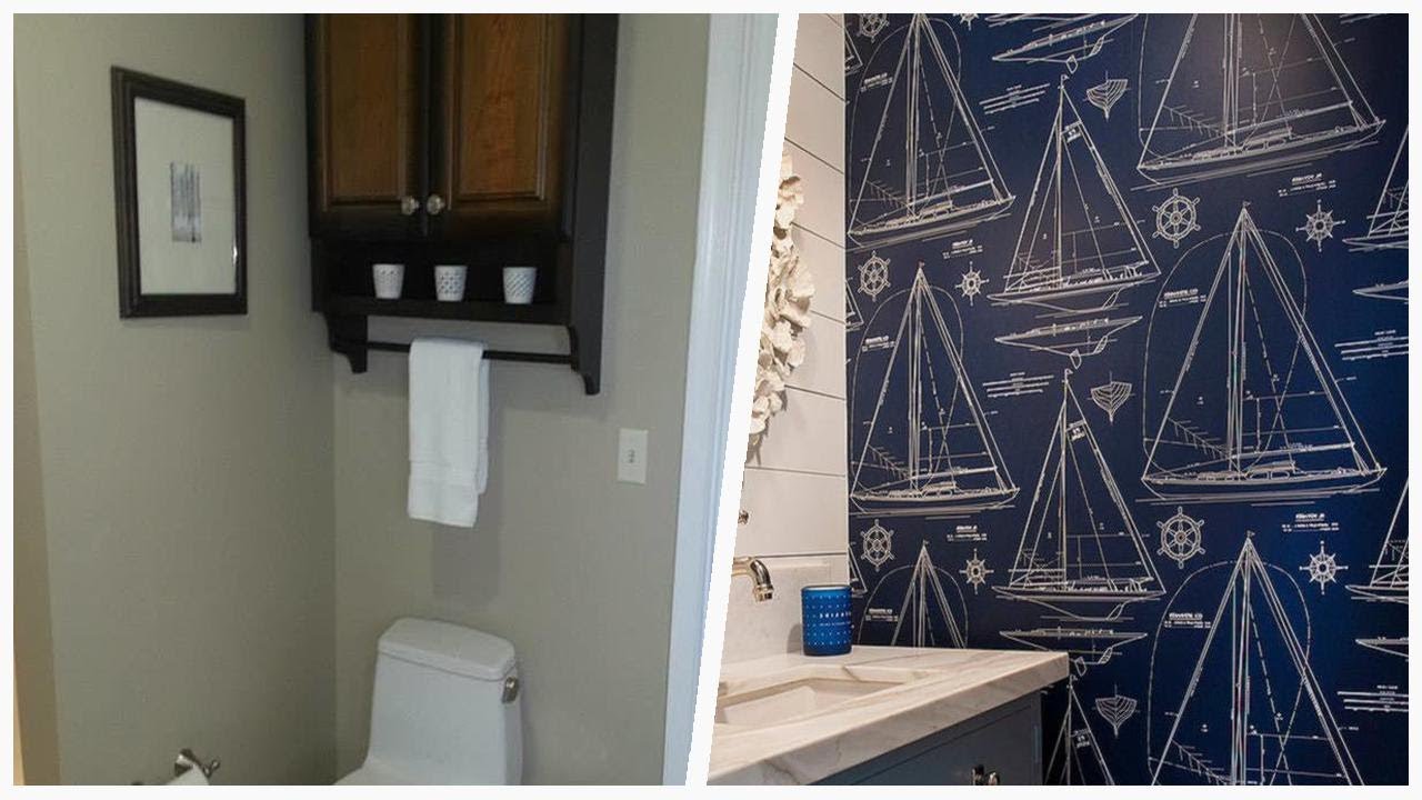 75 White Tile Powder Room With Multicolored Countertops Design Ideas ...
