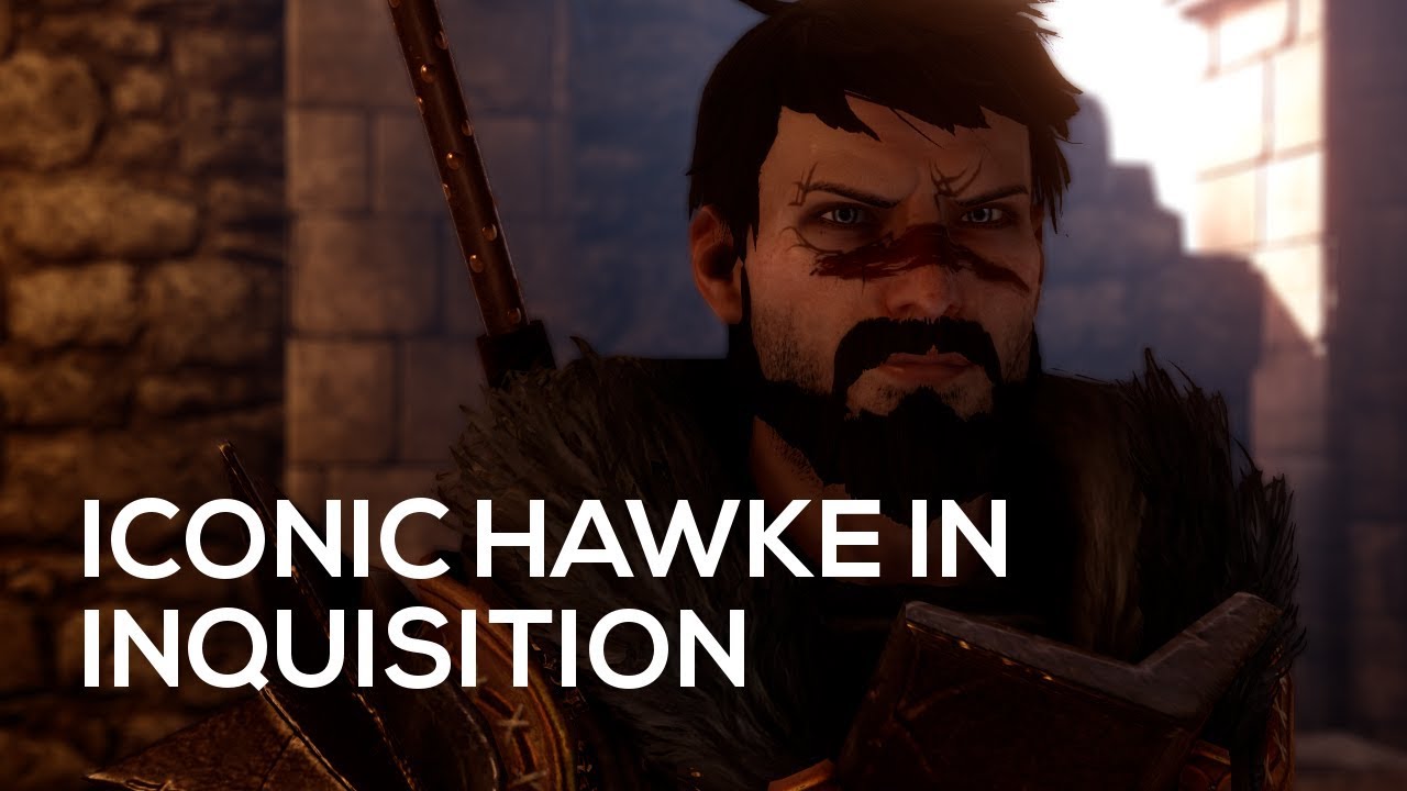 How to make Iconic Hawke look like DA2 Hawke in Inquisition - YouTube