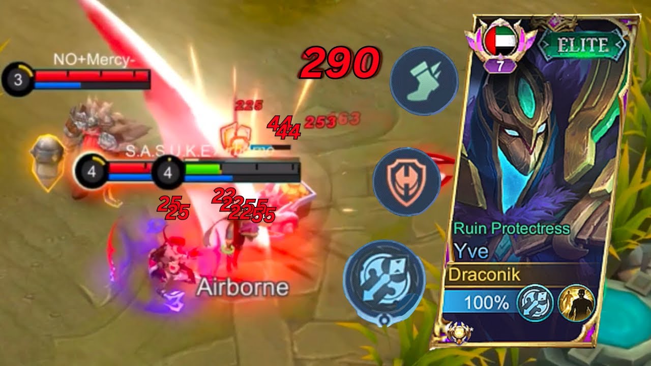 YVE Tenacity Against Saber!! | Road To Global 1 | Mobile Legends - YouTube