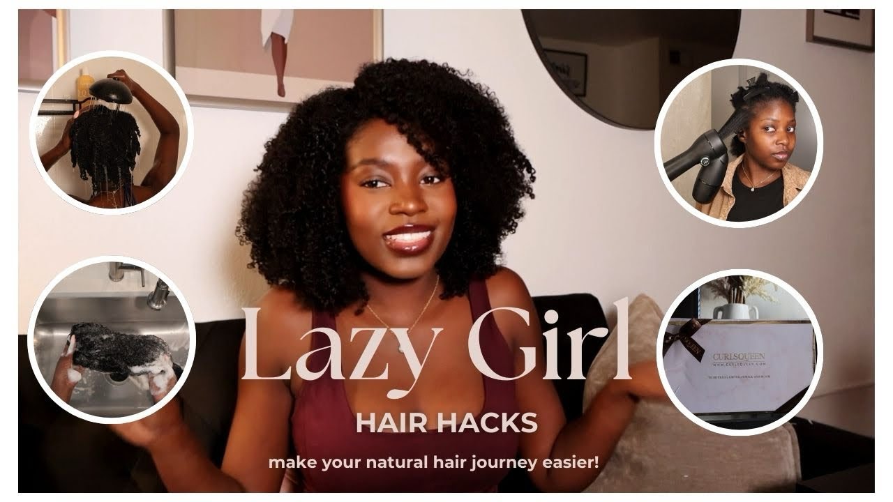 3 natural hair hacks for lazy naturals + mini length check + 4a-4b ...