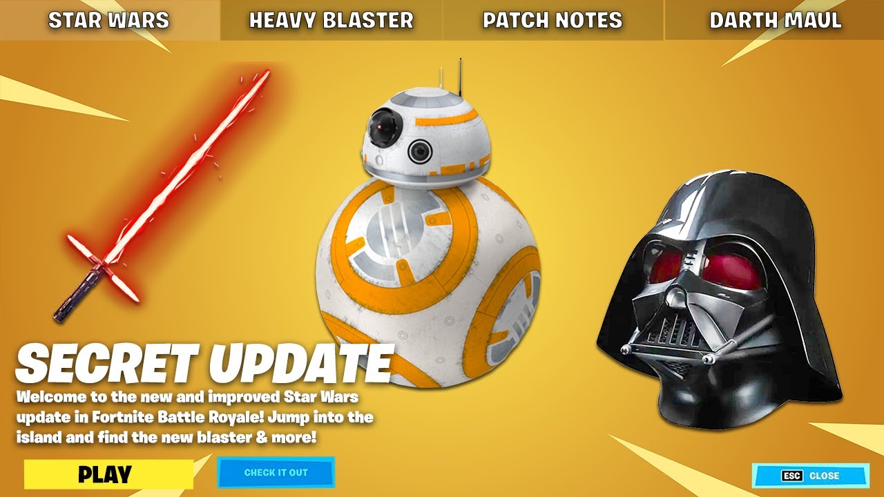 New *SECRET* UPDATE in FORTNITE! (Chapter 4) - YouTube