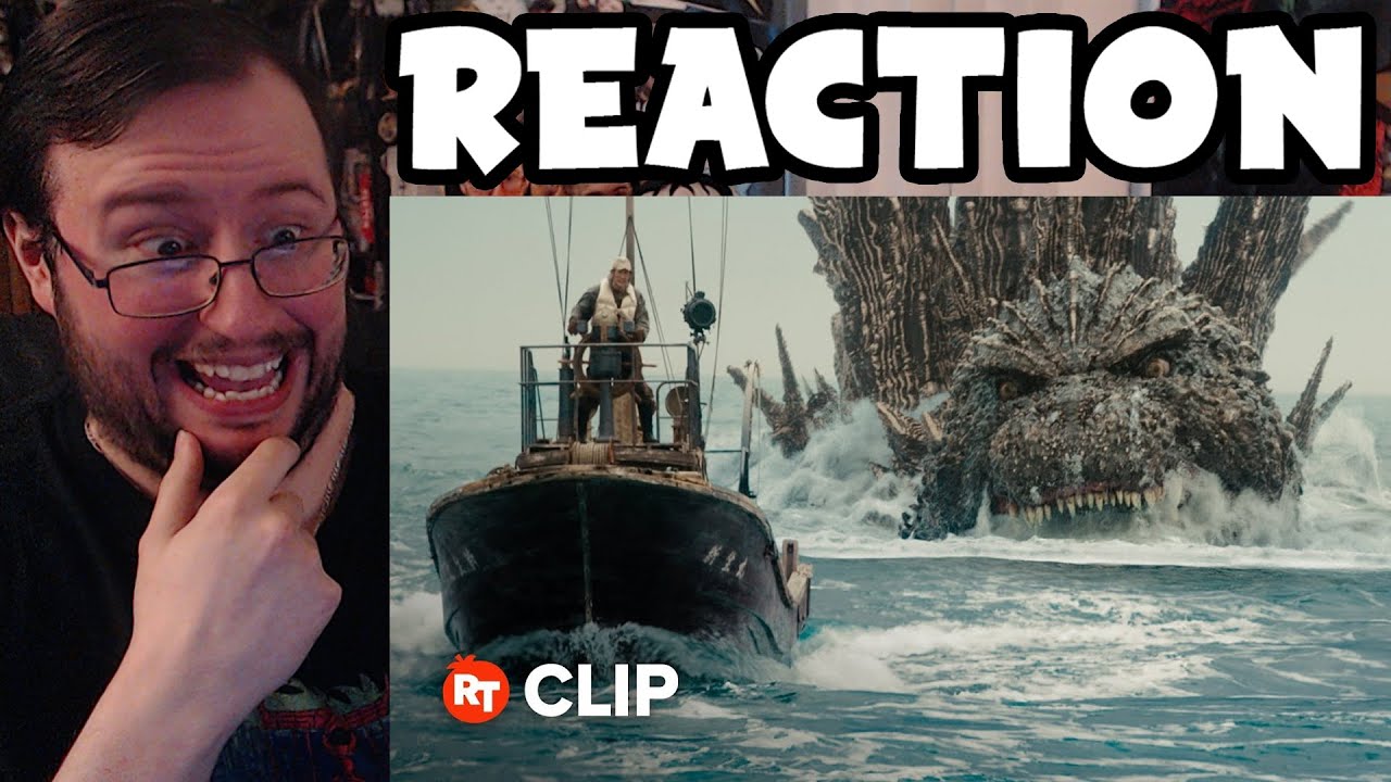Gor's "Godzilla Minus One" Boat Attack Clip REACTION - YouTube