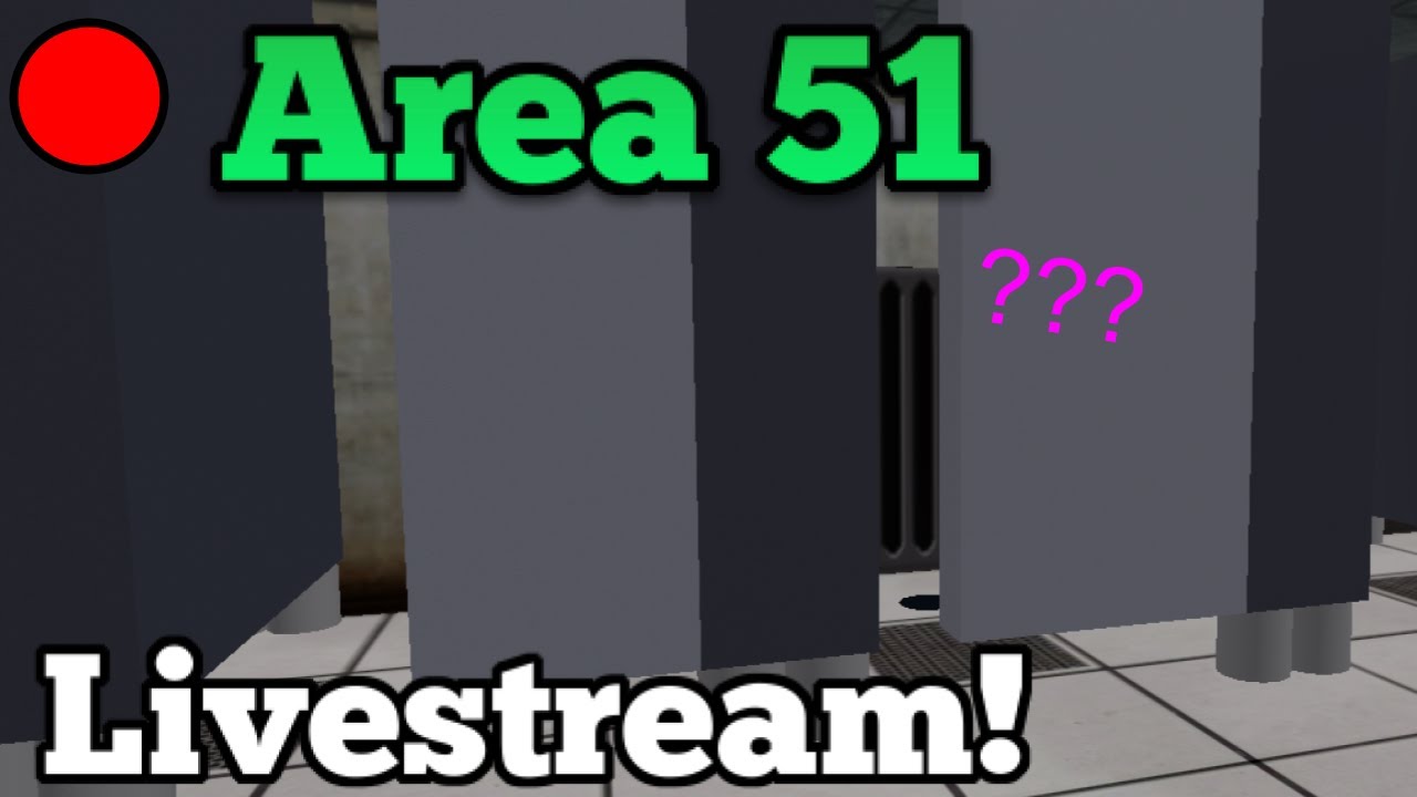🔴 UPDATE LEAKS! Roblox Livestream Area 51 SAKTK - YouTube