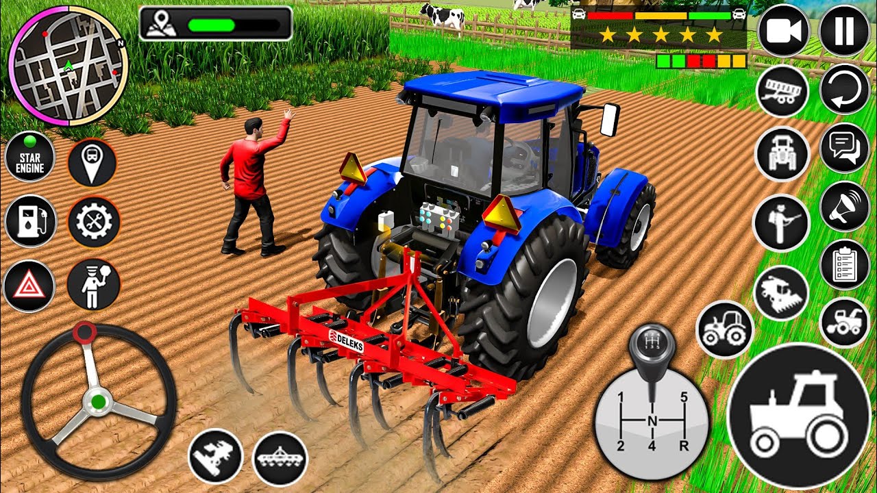 Tractor Farming Simulator 3d - YouTube