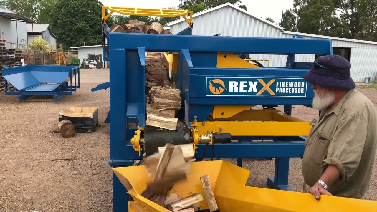 Whitlands Engineering Rex X Firewood Processor - YouTube