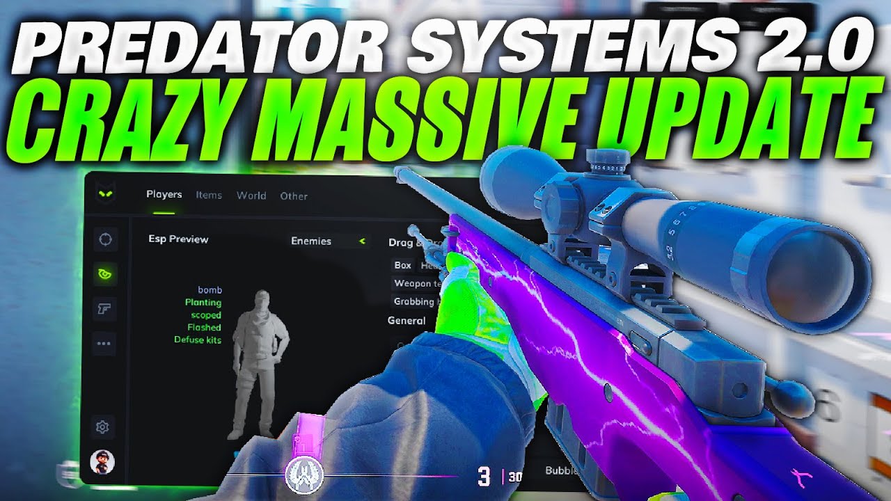 Predator Systems 2.0 Released.. ($5 CS2 CHEAT) - YouTube