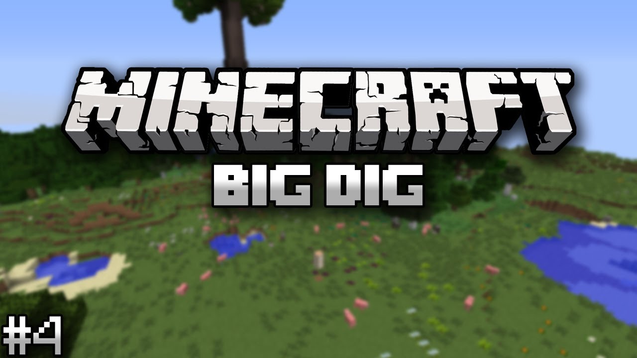 Minecraft - Big Dig - Episode 4 - Floating Village? - YouTube