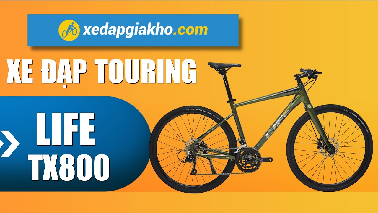 Review - Đánh Giá Xe Đạp Touring Life TX800 | SKU: TX800 | XĐGK - YouTube
