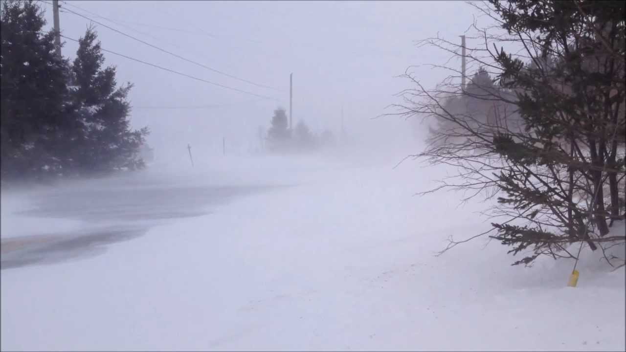 Winter Storm in PEI - YouTube
