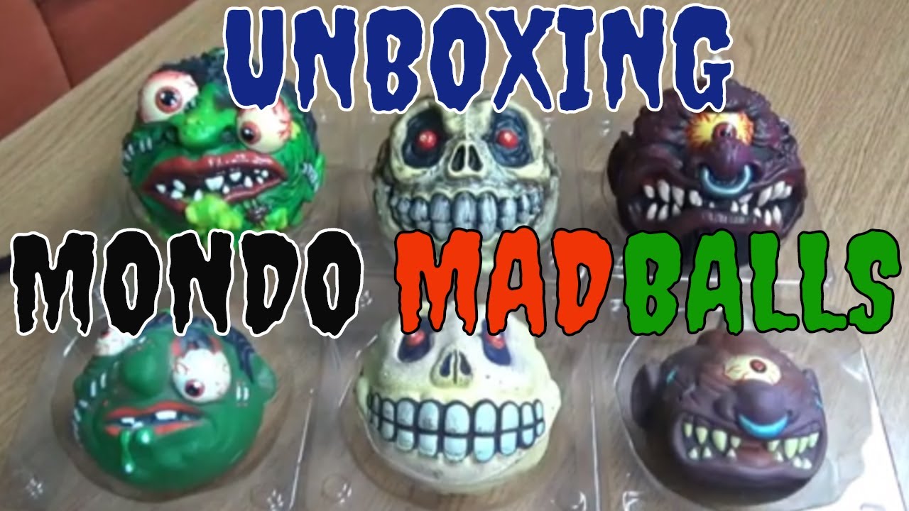 Mondo Madballs Unboxing - Slobulus / Horn Head / Skull Face / Limited ...