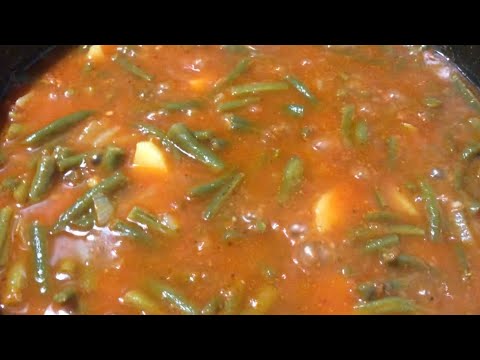 Eating 24X7 | Green Beans Curry Recipe | چۆنیەتی لێنانی شلەی فاسۆلیای ...