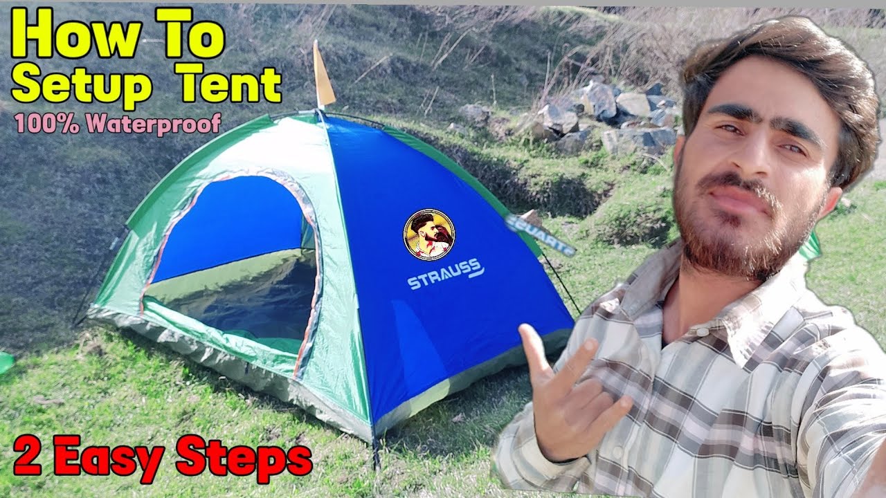 How to setup mini tent for camping || outdoor camping tent || mini ...