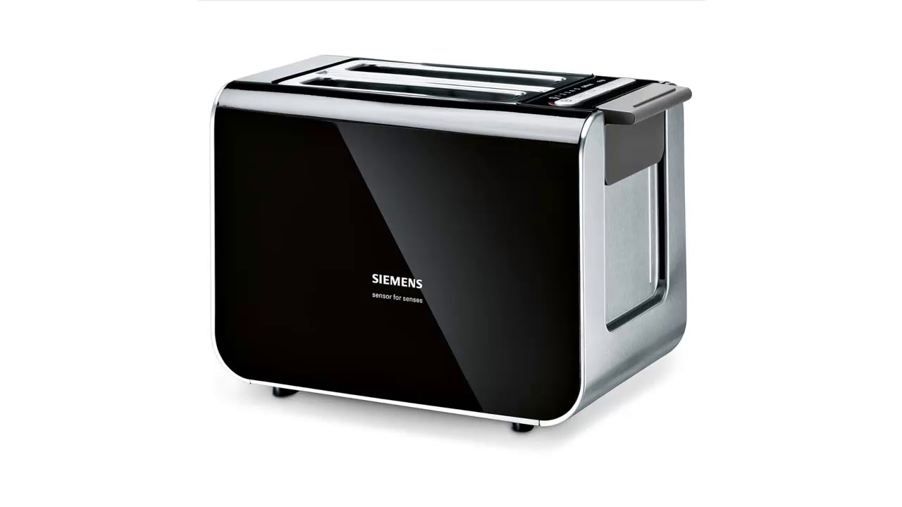 🐉 Siemens TT86103 Toaster / 860 Watt / für 2 Scheiben 🐉 - YouTube