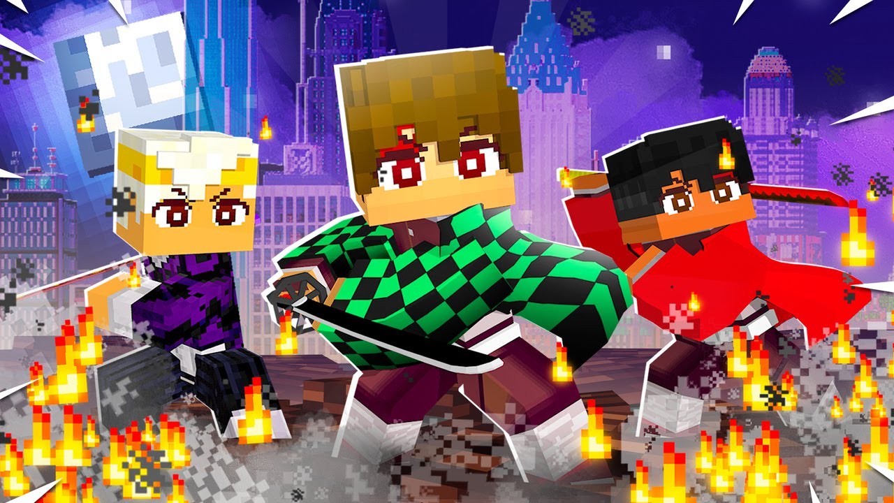 MINECRAFT MAS VIRAMOS CAÇADORES DE ONI! 01/10 - YouTube