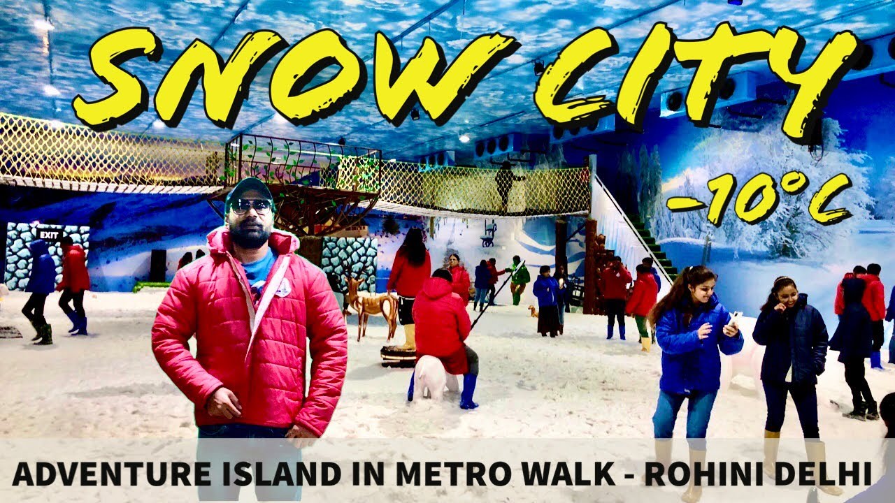SNOW IN DELHI | Experience Winter Wonderland in the Heart of Delhi at ...