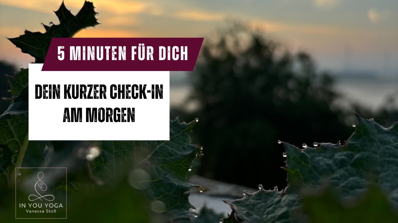 5 Minuten Check-in am Morgen: Nimm dir Zeit für dich selbst - YouTube