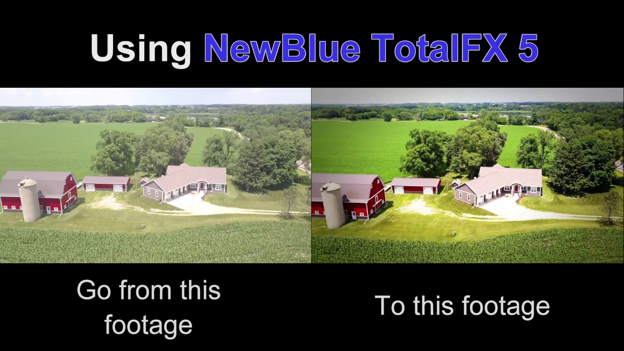 Making Mavic Pro footage better with NewBlue TotalFX. - YouTube
