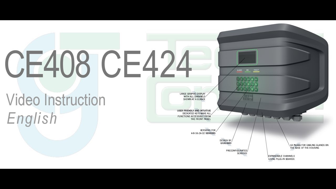 Tutorial | CE408 - CE424 Central unit for gas detection systems ...