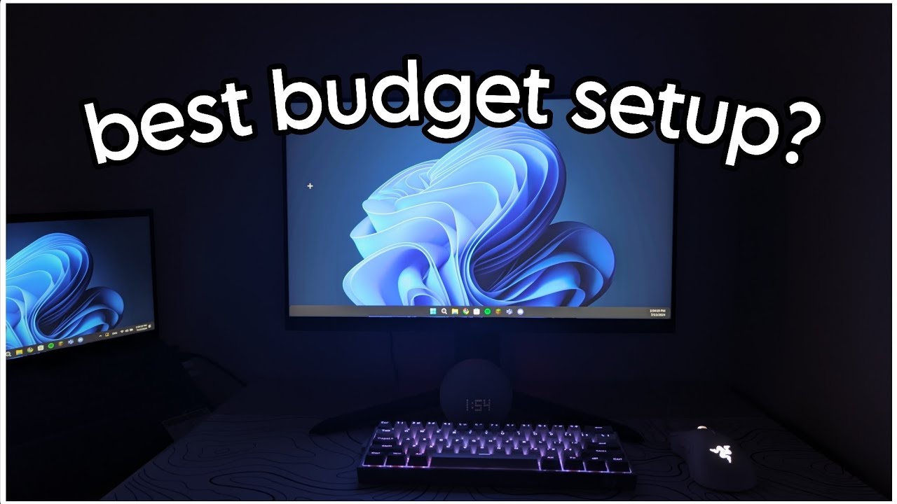 BEST BUDGET LAPTOP SETUP - 500$ - YouTube