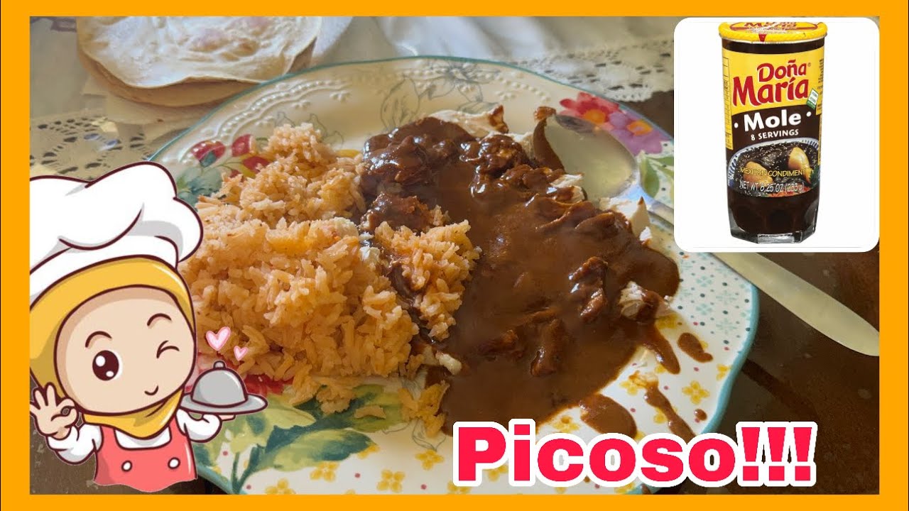 COMO PREPARAR MOLE DOÑA MARIA PICOSO RICO Y FÁCIL DE HACER 🇺🇸 - YouTube