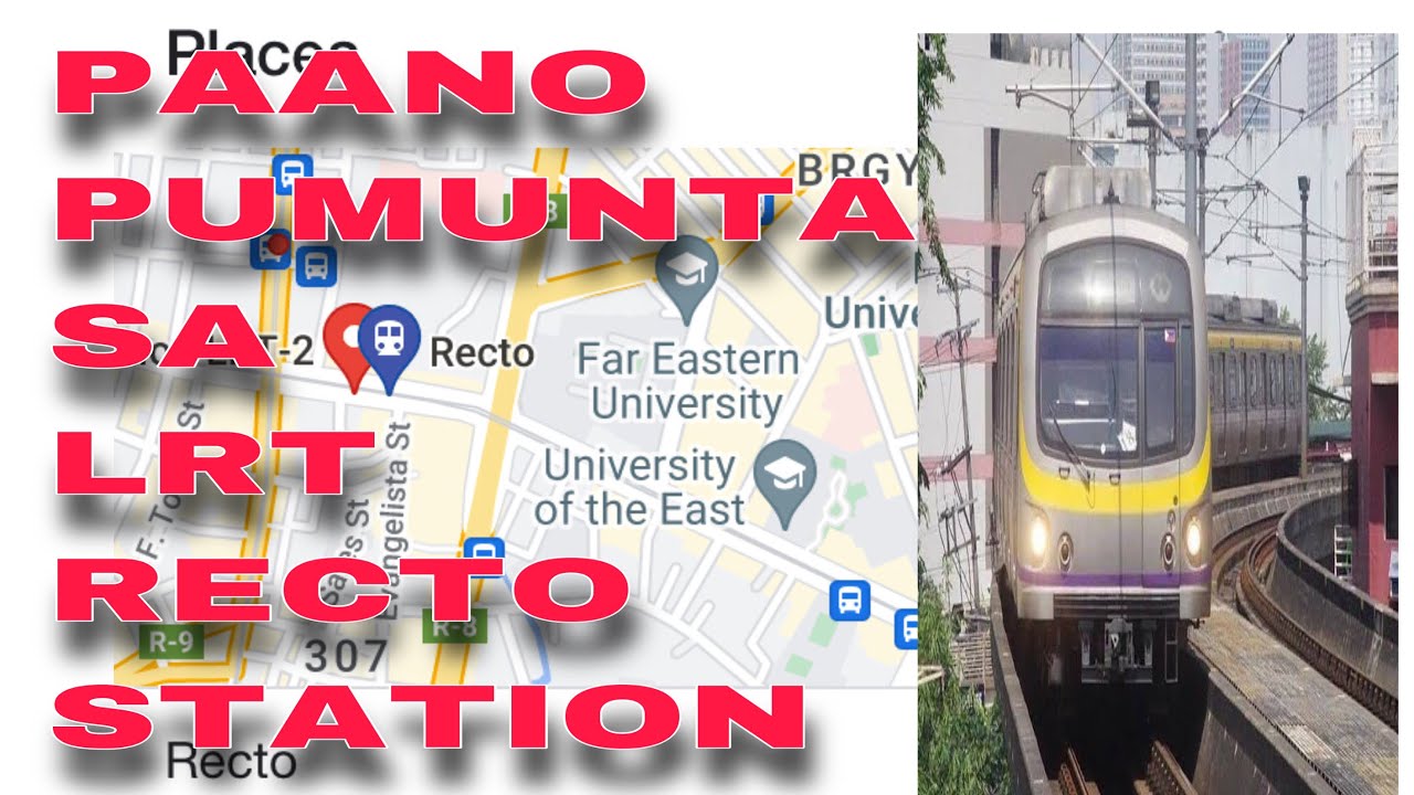 Paano pumunta sa LRT Recto Station / Paano makarating sa Recto. - YouTube