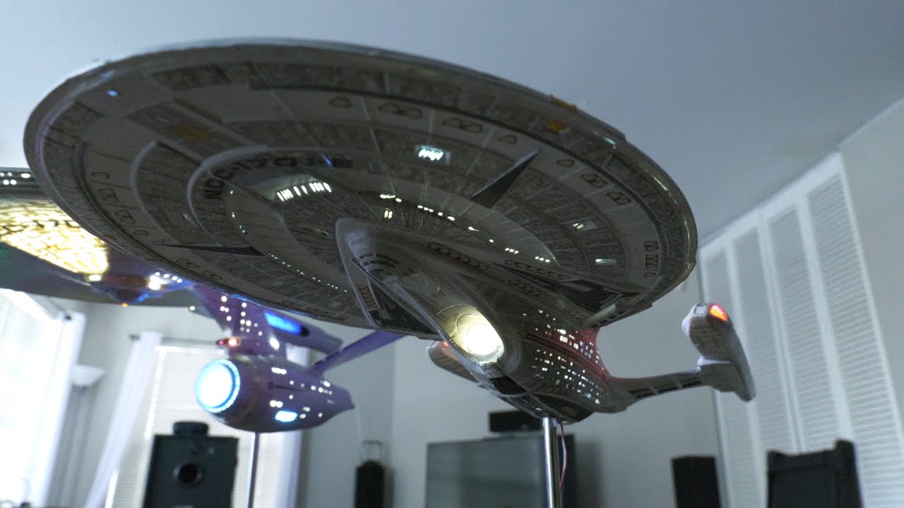 My Three AMT USS Enterprise Models (Refit, D and E) - YouTube