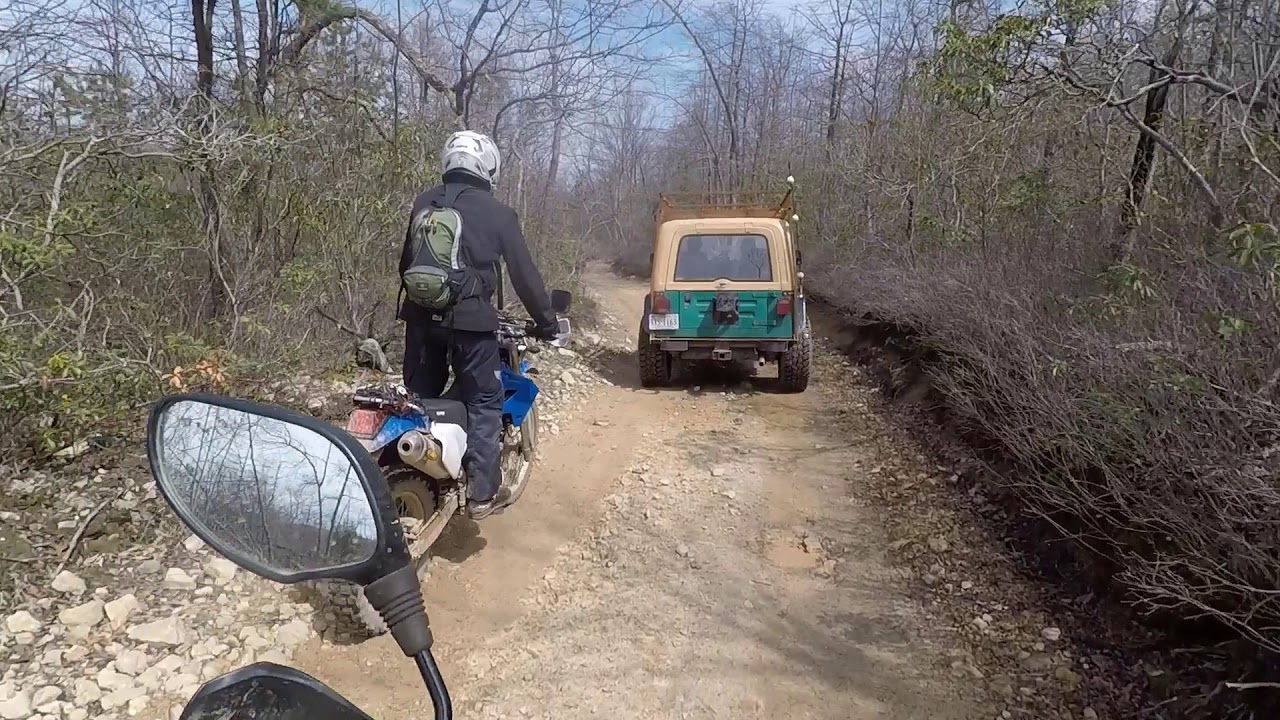 Dual Sport ride to Taskers Gap and Peters Mill OHV - YouTube